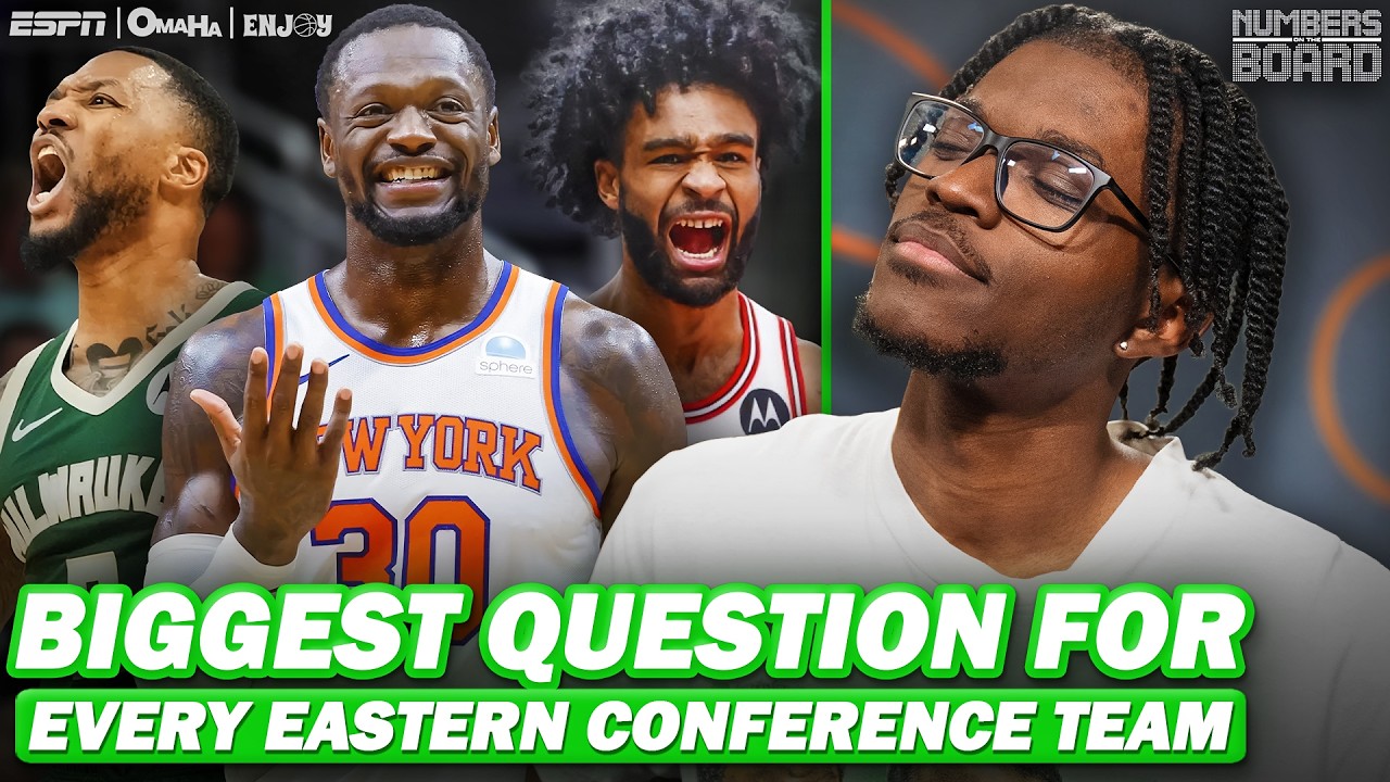 Biggest Question For Every Eastern Conference Team | Numbers On The ...