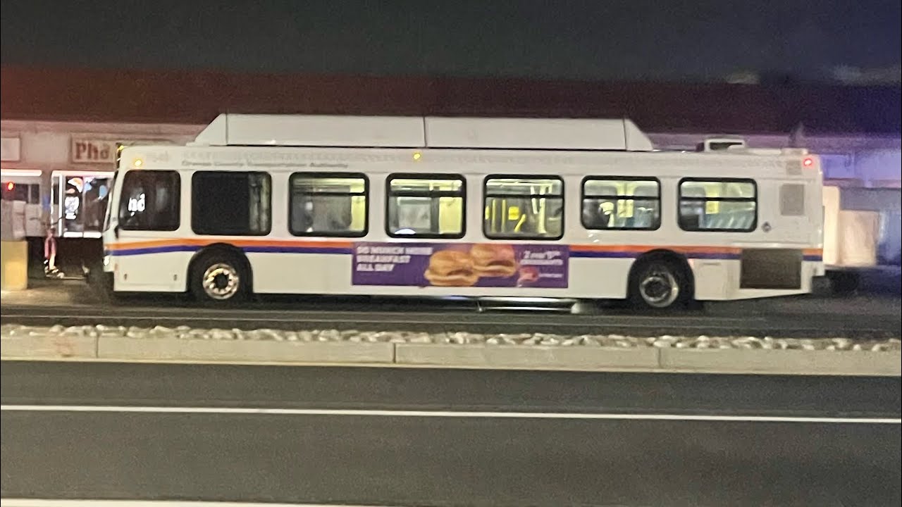 OCTA 2008 New Flyer C40LFR #7549 on route 56 - YouTube