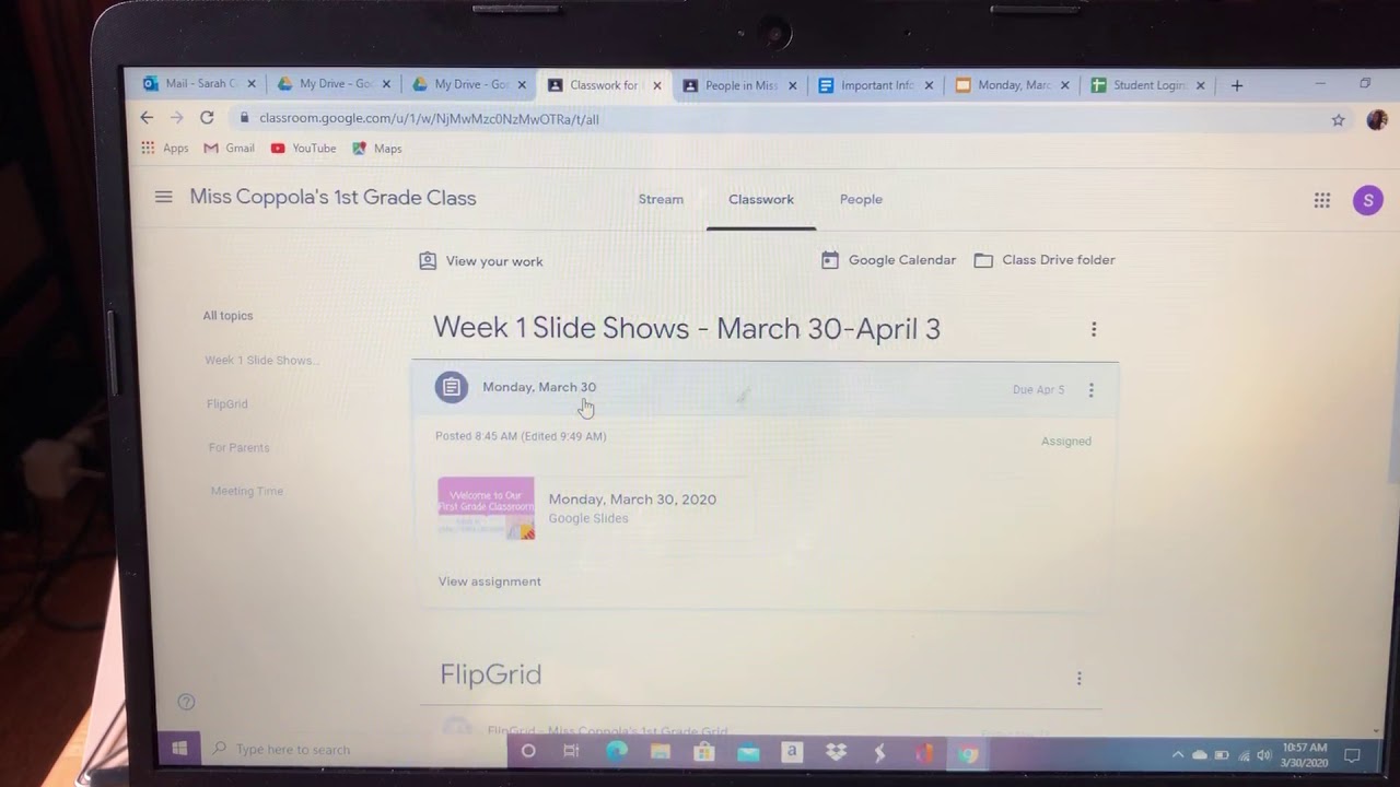 How to Submit Work on Google Classroom - YouTube