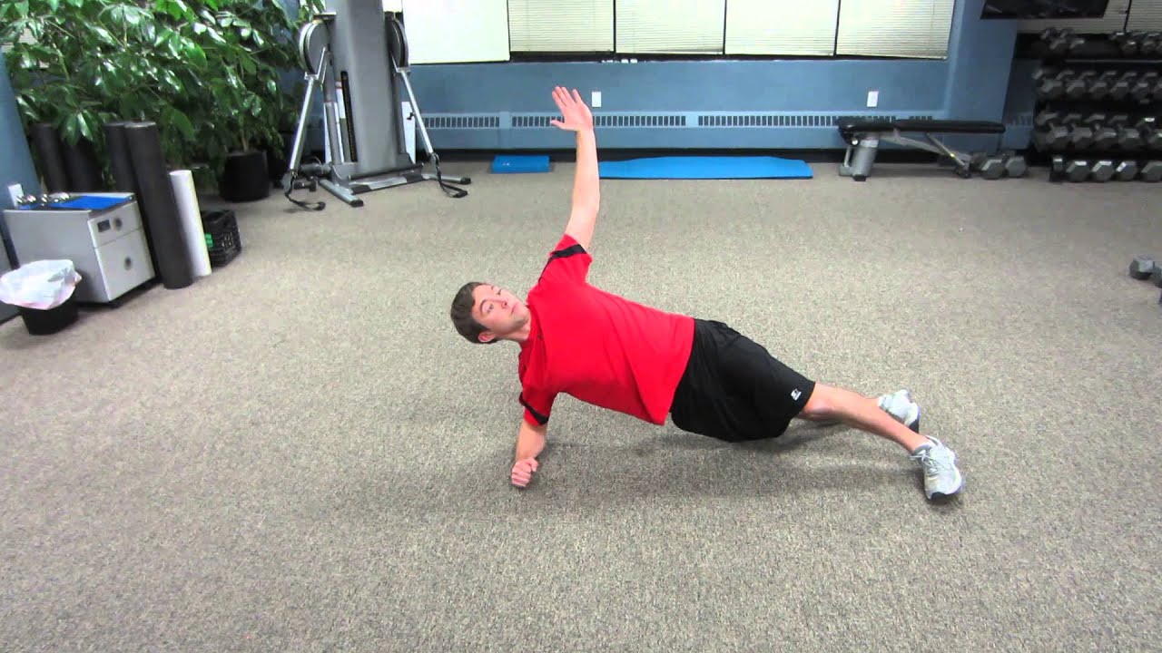 Side Plank with Rotation - YouTube