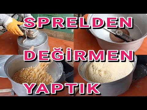 SPİRALDEN DEĞİRMEN YAPTIM!!
