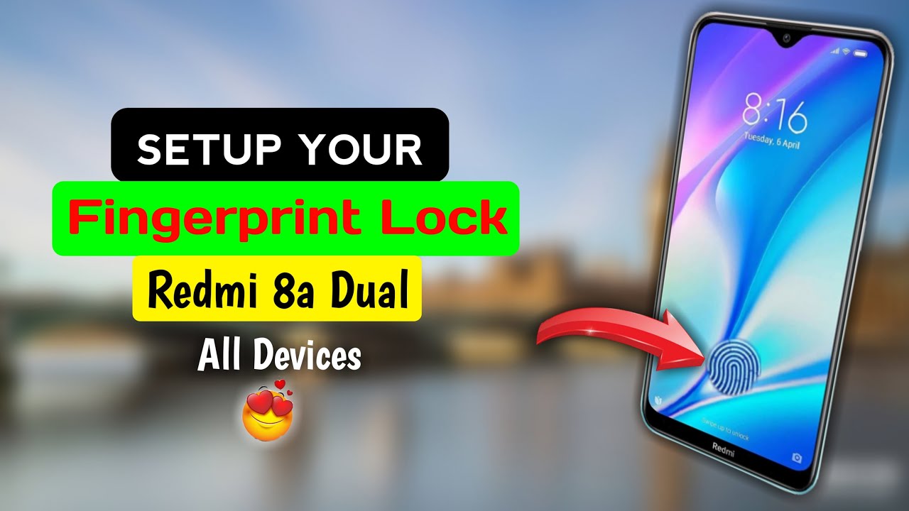 Redmi 8a Dual Fingerprint Setting | How to Set Fingerprint Lock in ...
