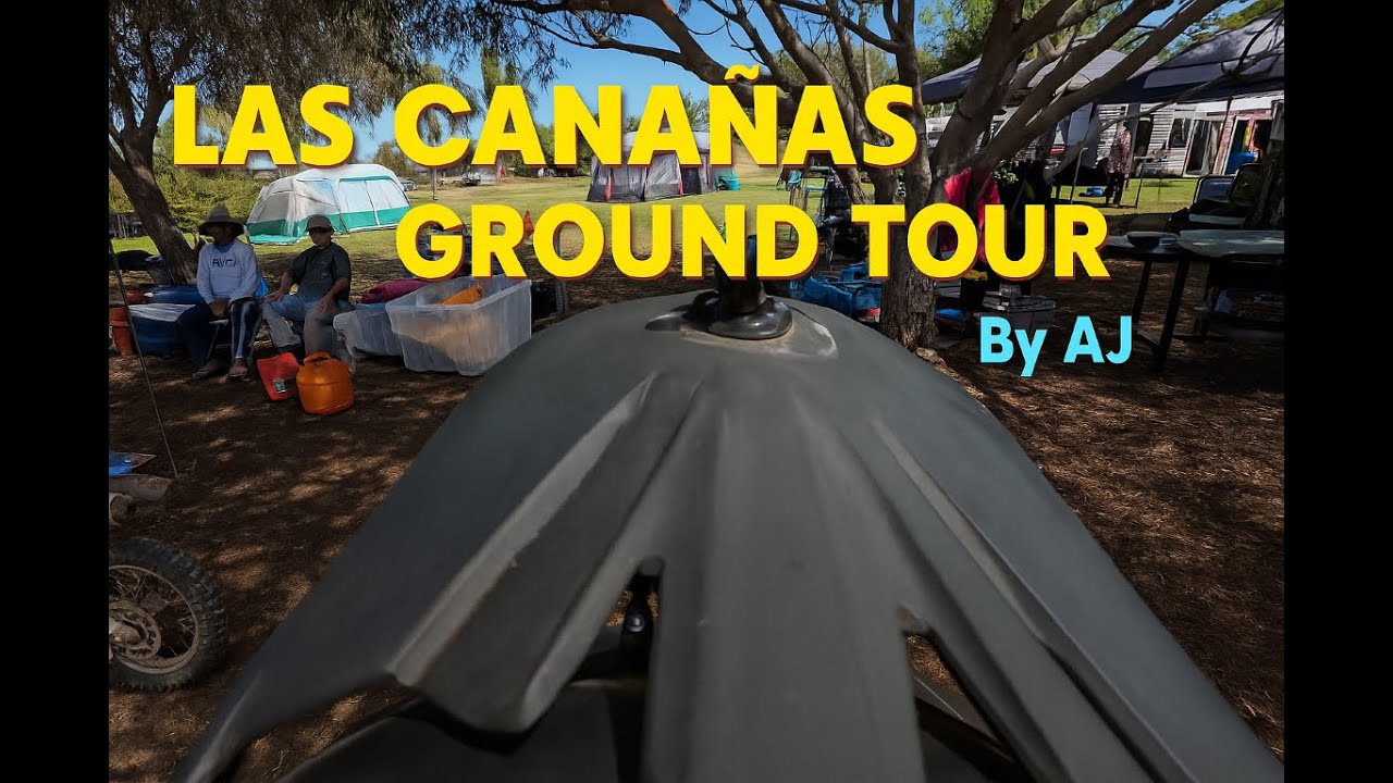 Las Canadas Camp ground tour from helmet POV. - YouTube