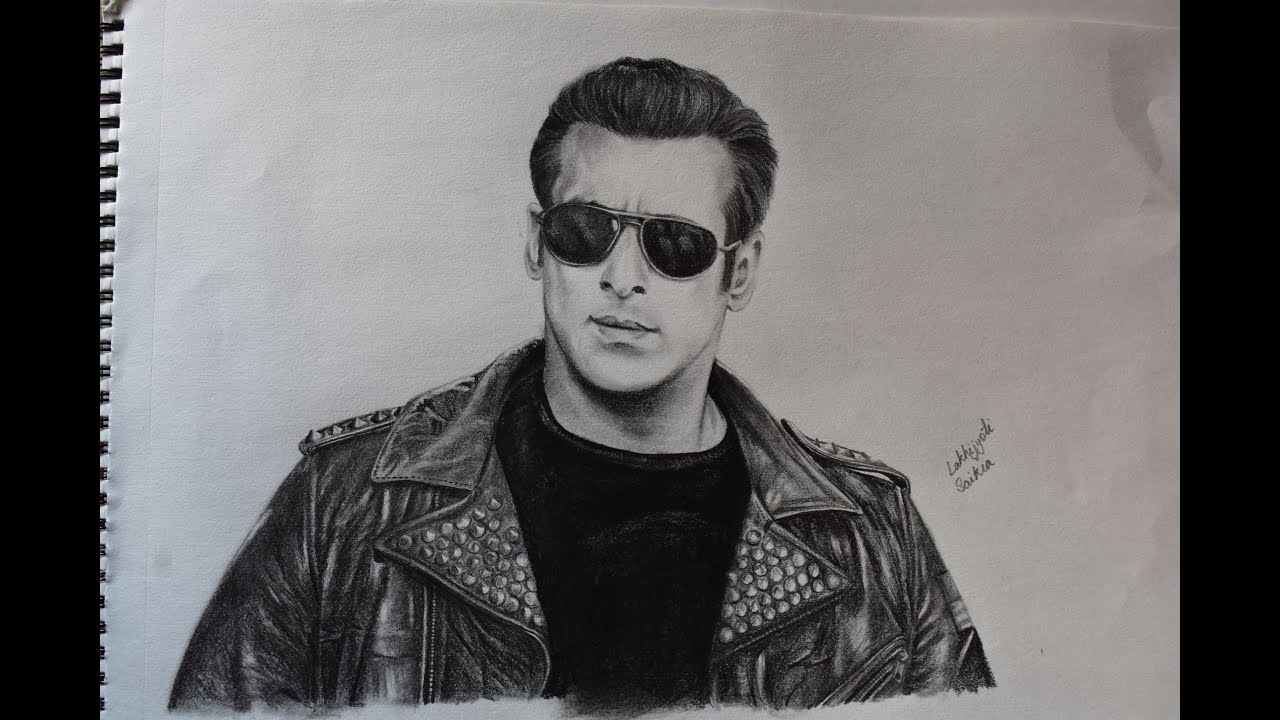 Drawing Salman Khan - YouTube