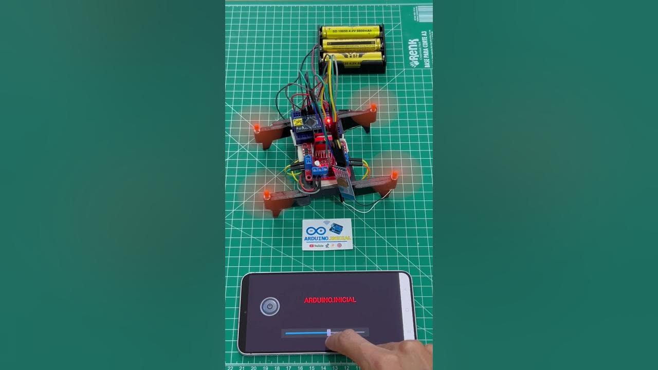 Protótipo Mini Drone com Arduino #drone #dronevideo #arduino - YouTube