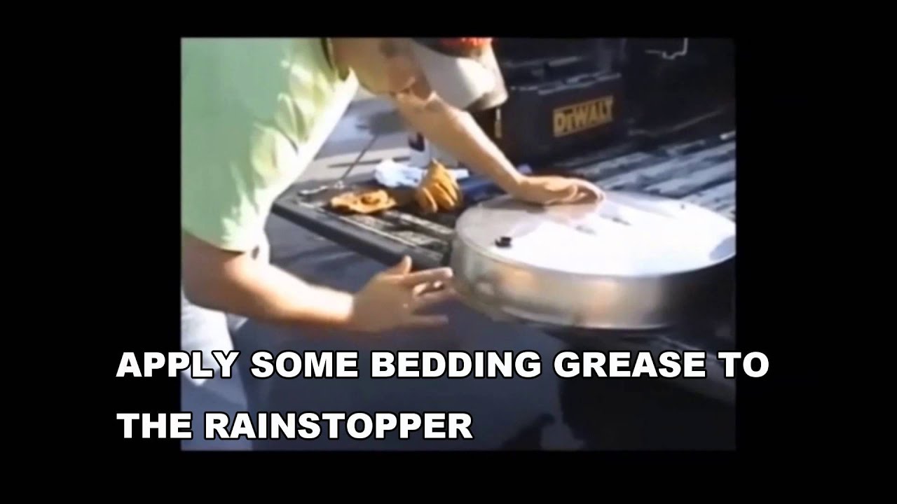 Rainstopper installation- manhole inserts - YouTube