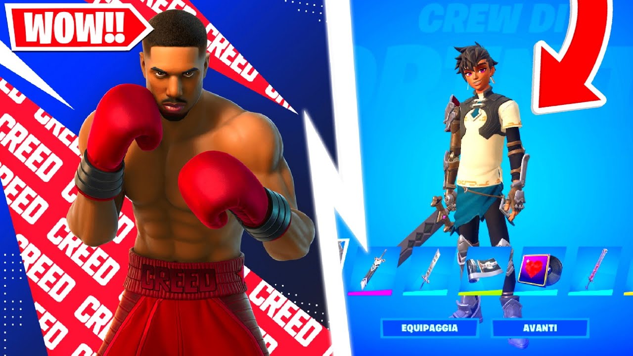 FORTNITE x CREED & Nuova CREW di MARZO con KIERAN !! - YouTube