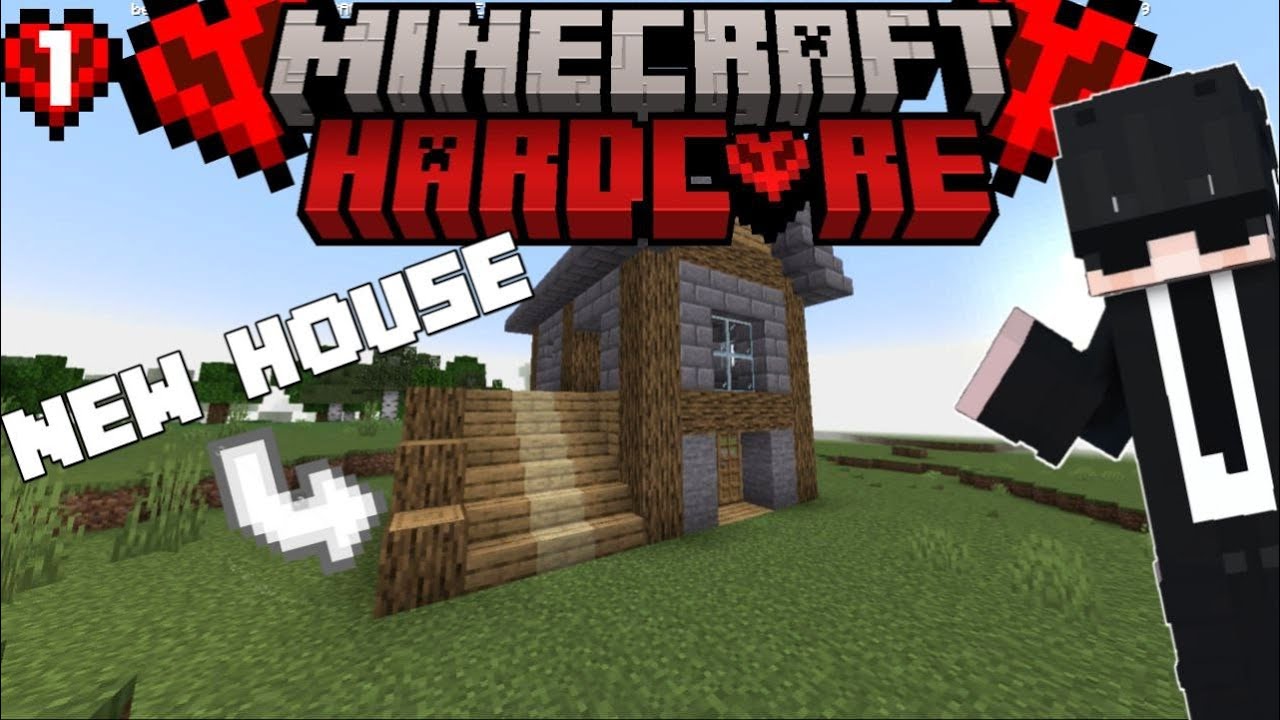 I MADE A NEW HOUSE IN MY HARDCORE WORLD | MINECRAFT PART - 2 - YouTube