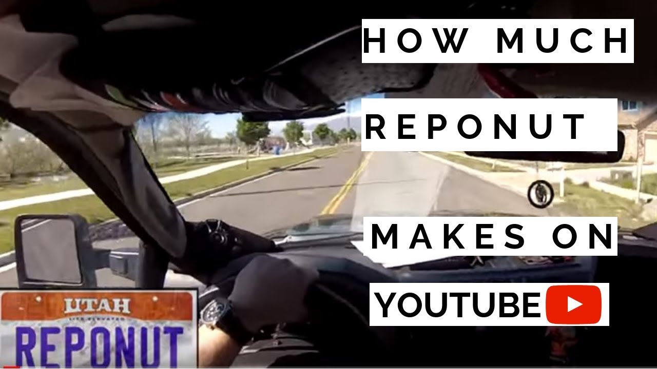 How much RepoNut makes on Youtube - YouTube