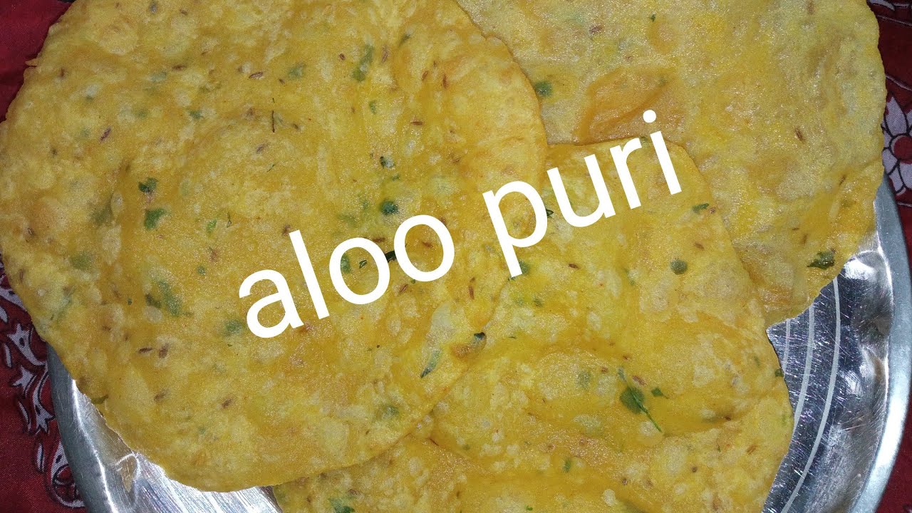 Aloo Puri Recipe | How to make Aloo Puri | Soft Aloo Puri | Simple ...
