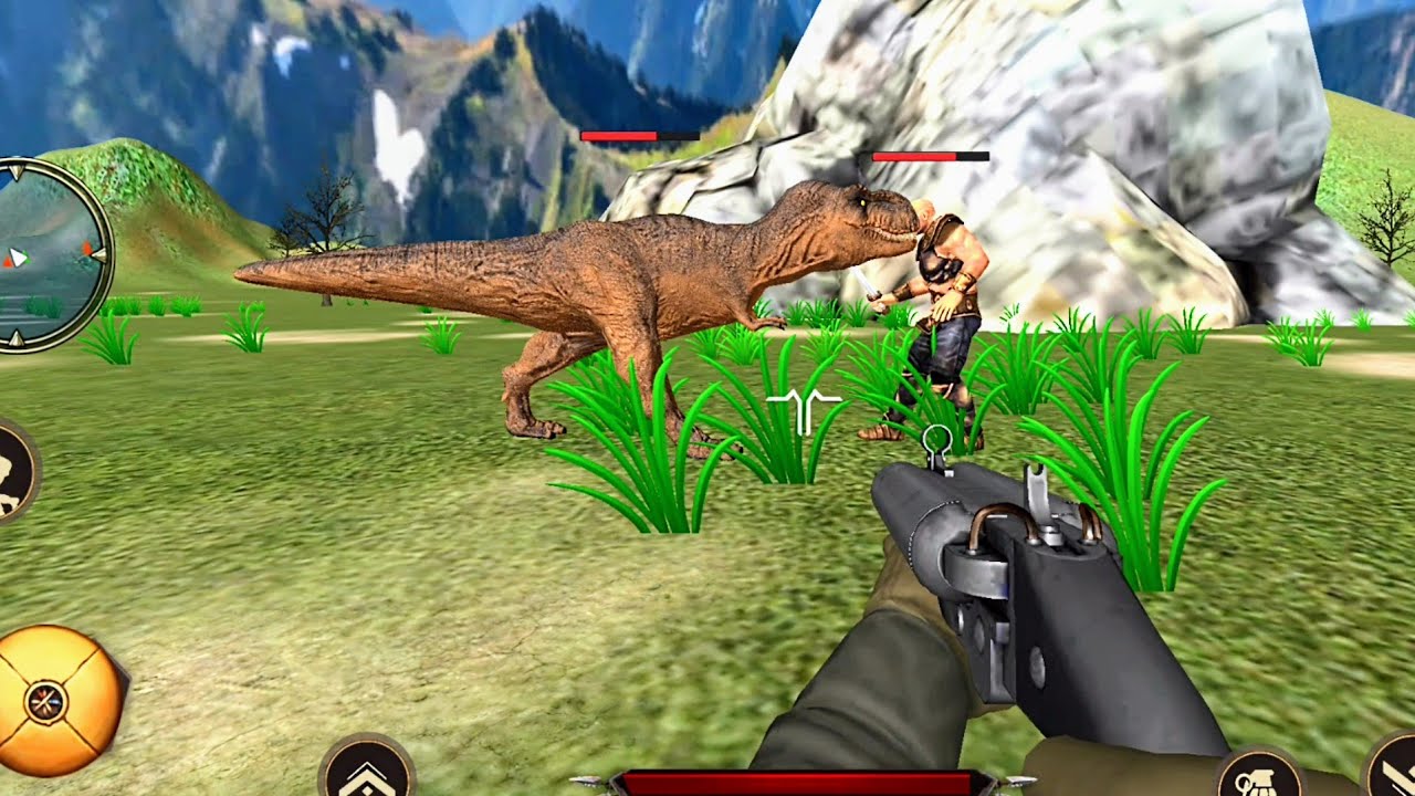 Fps shooter Dinosaur Hunting Escape shoot games - Dinosaur survival ...
