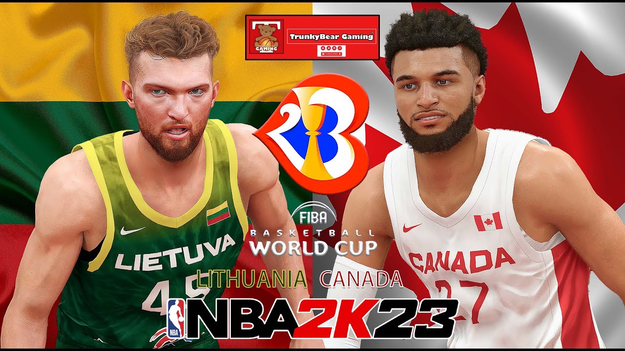 FIBA World Cup 2023 | Lithuania VS Canada | NBA 2K23 PC Gameplay - YouTube