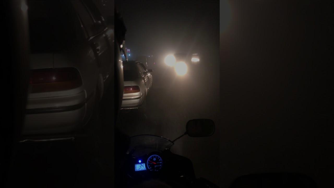 Extreme Fog | Foggy Night at Road - YouTube