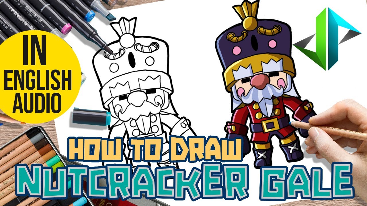 [DRAWPEDIA] HOW TO DRAW *NEW* BRAWLER NUTCRACKER GALE (BRAWL STARS ...