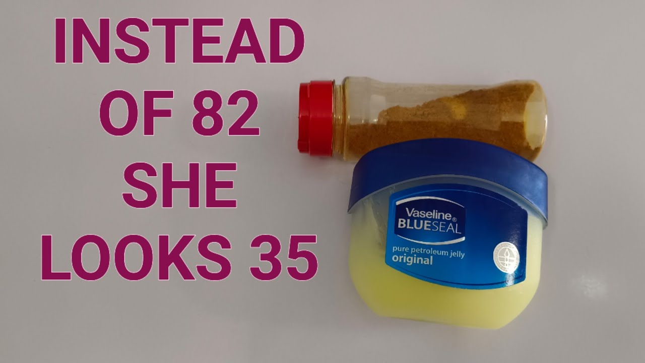 82 Years Old Lady Mix VASELINE & TURMERIC To Look 35 - Asian Aging ...