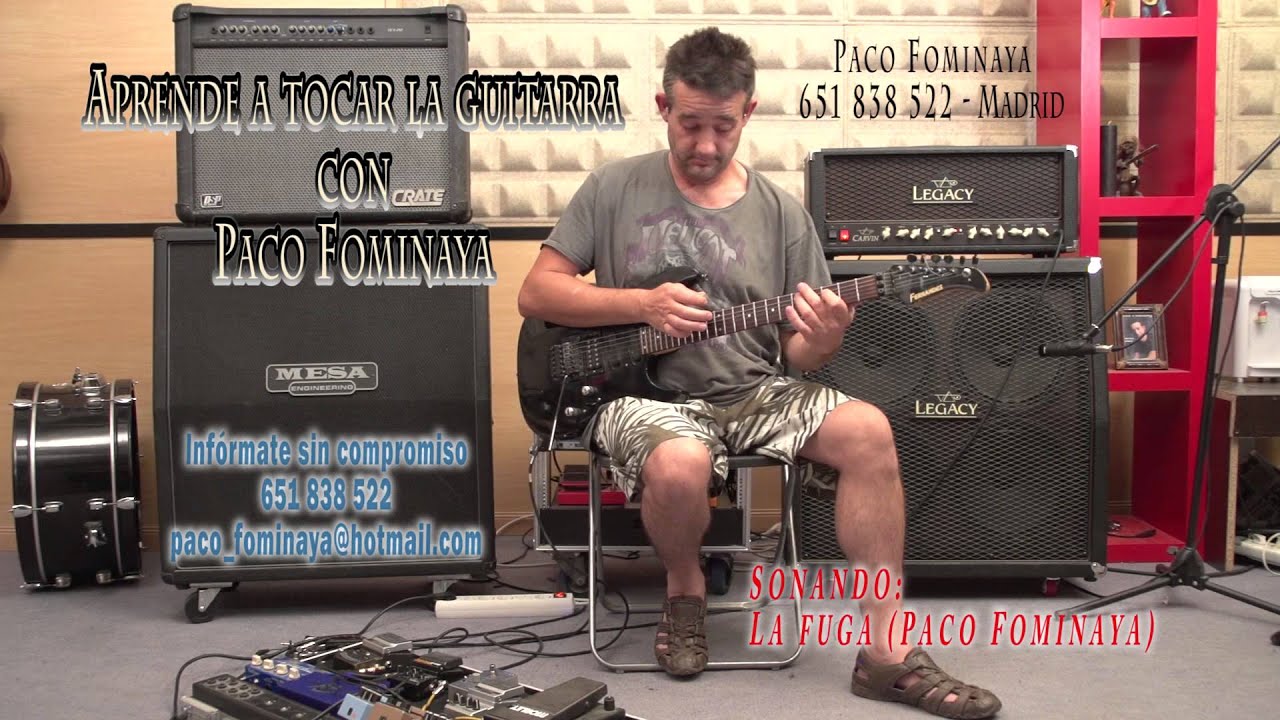 Paco Fominaya - Improvisación de solo acústico - YouTube