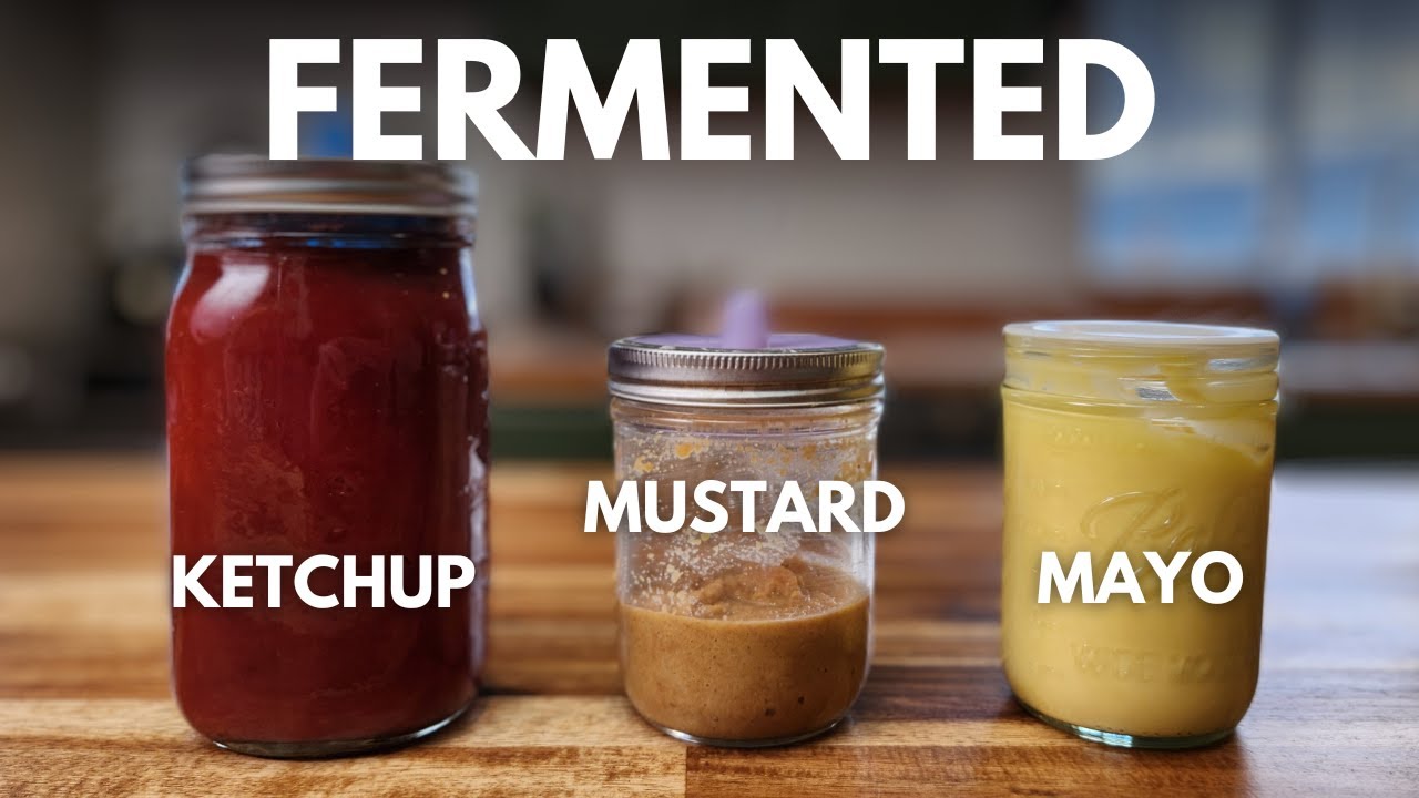 Make Your Own Fermented Condiments - Easy, Delicious, Probiotic. - YouTube