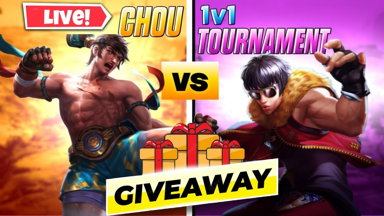 🔴MLBB Chou 1v1 Tournament + Massive Giveaways LIVE! #giveaway #biboi # ...