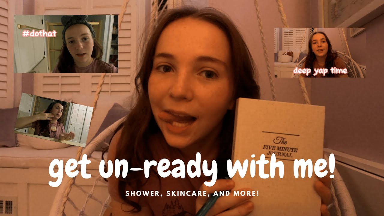 get un-ready with me!! (self-care vlog) - YouTube