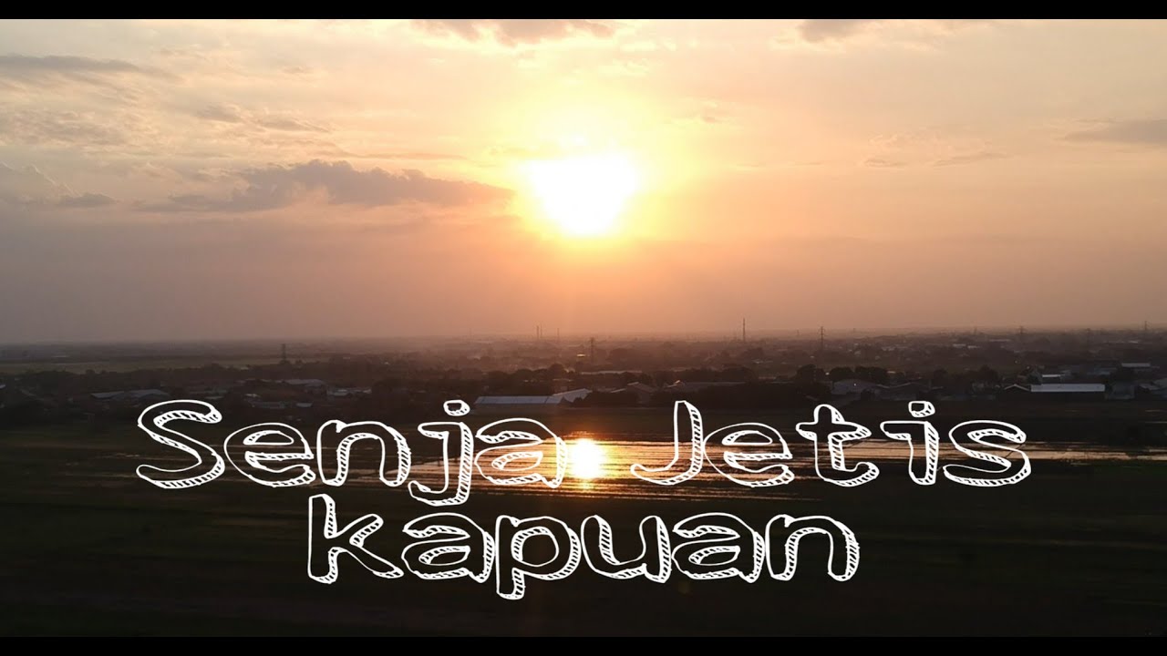 Drone view Suasana senja desa Jetis kapuan - YouTube