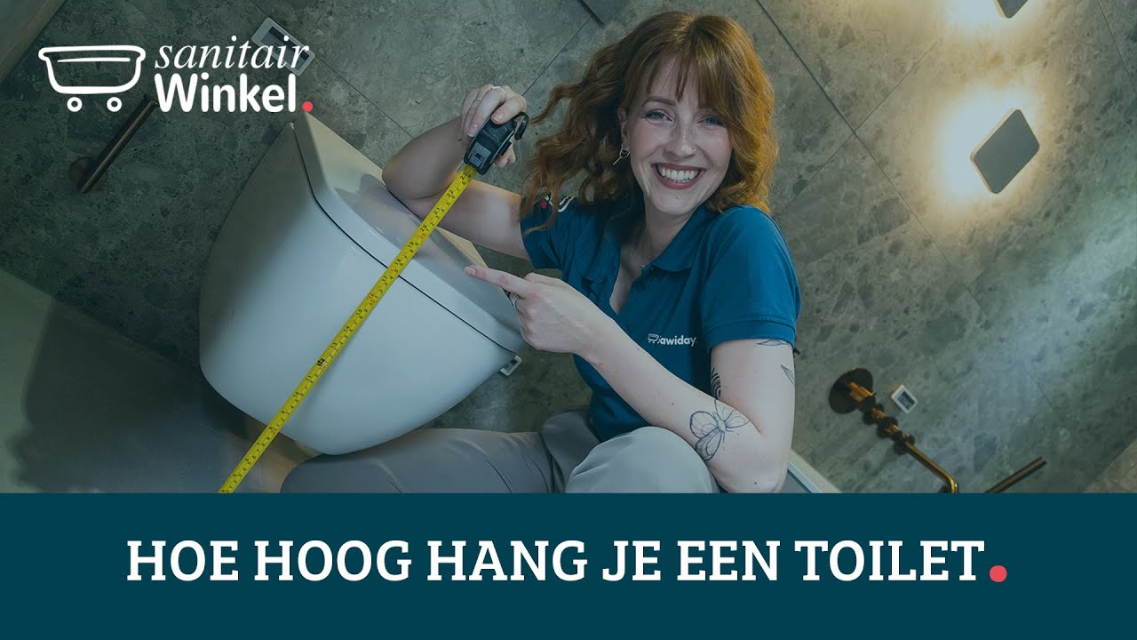 Toilet ophangen | Wat is de ideale hoogte? - YouTube