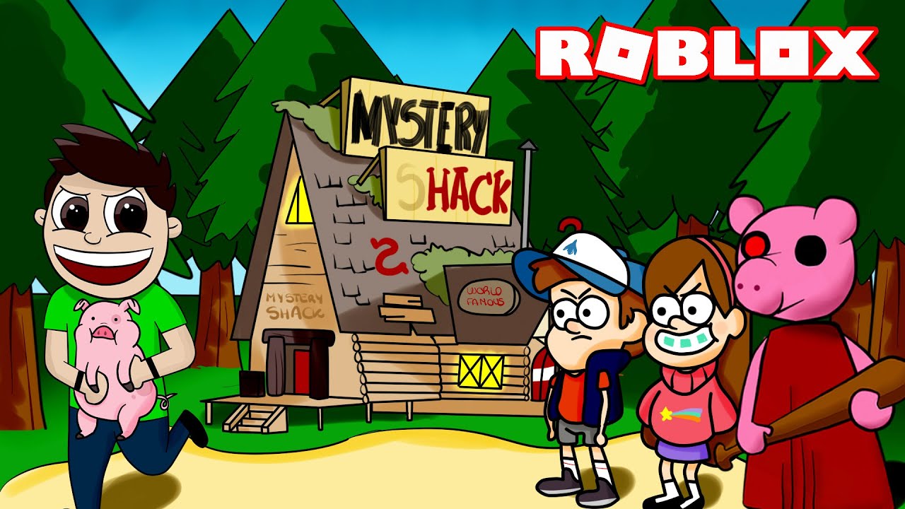 CREAN el MAPA de GRAVITY FALLS en PIGGY BUILD MODE !! - YouTube