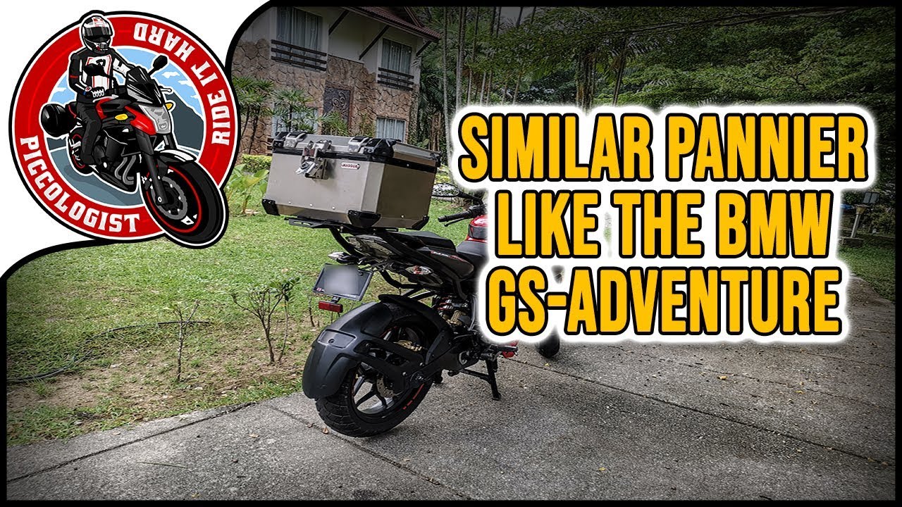 Modenas Pulsar NS200 Aluminium Top Box Installation for Touring ...