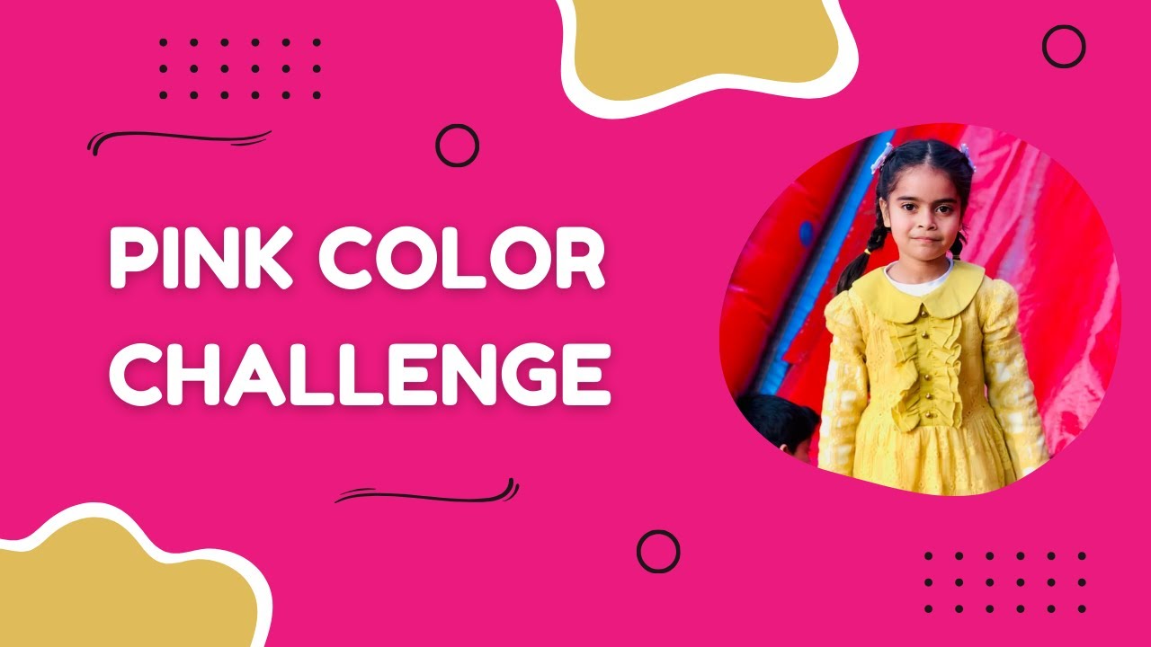 Pink Color Challenge Video | Zarish Hocane - YouTube