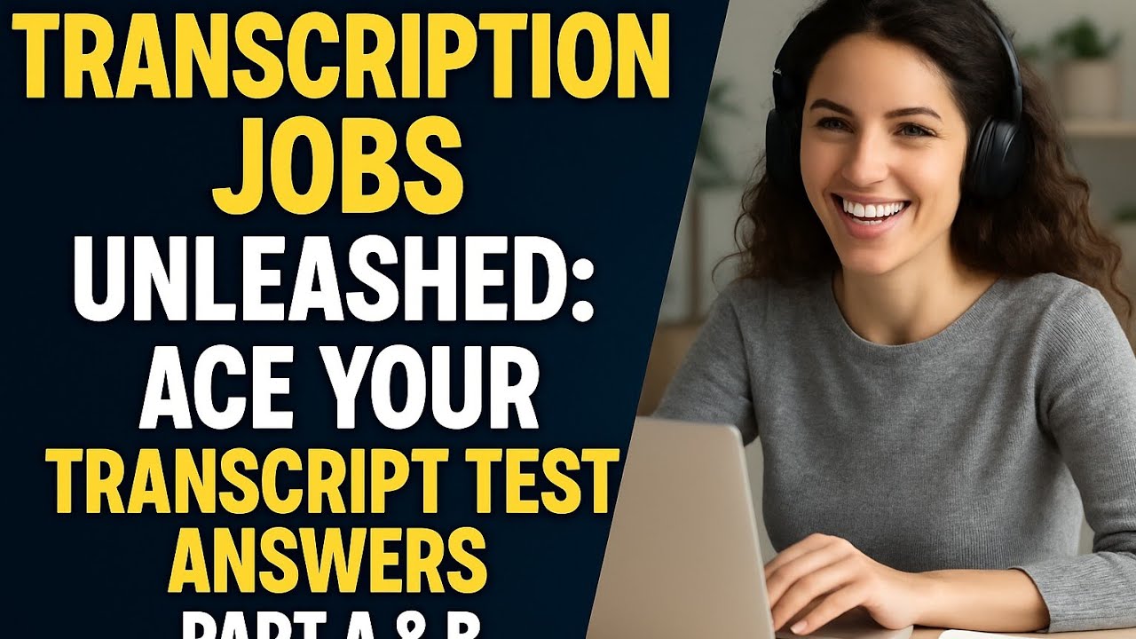 Transcription Jobs Unleashed: Ace Your Transcript Test Answers Part A ...
