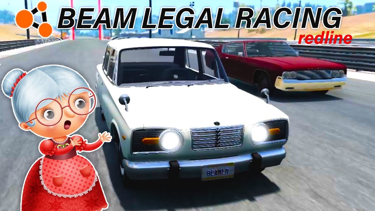 TIRANDO RACHA com o carro da VOVÓ - Beam Legal Racing #2 - YouTube