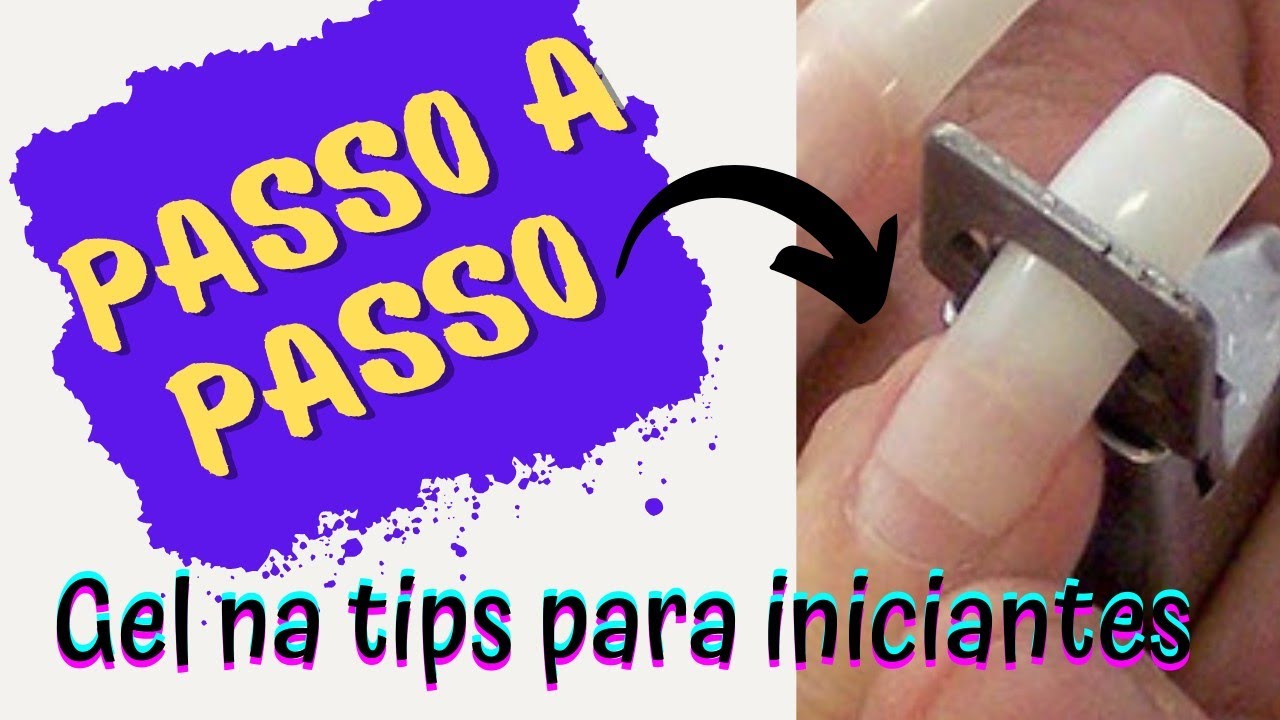 Acrigel ou gel na tips para iniciantes: Passo a passo. - YouTube