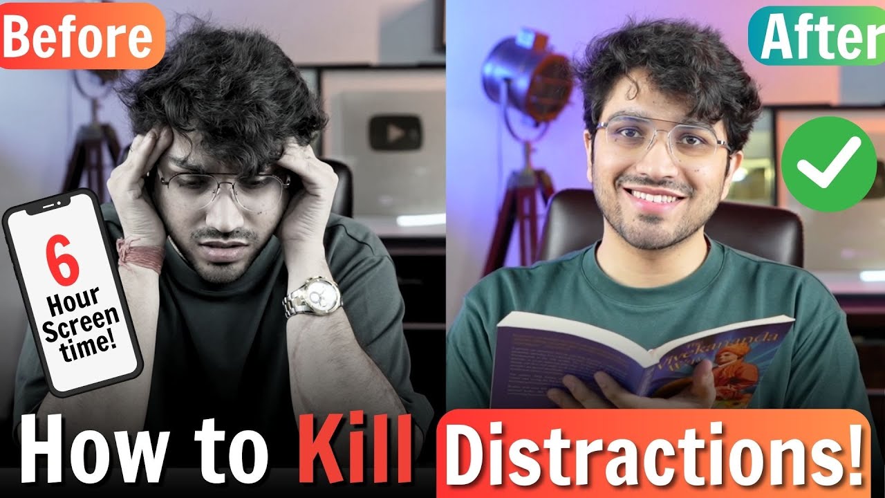 How to overcome Distractions ? 7 Learnings for students - YouTube