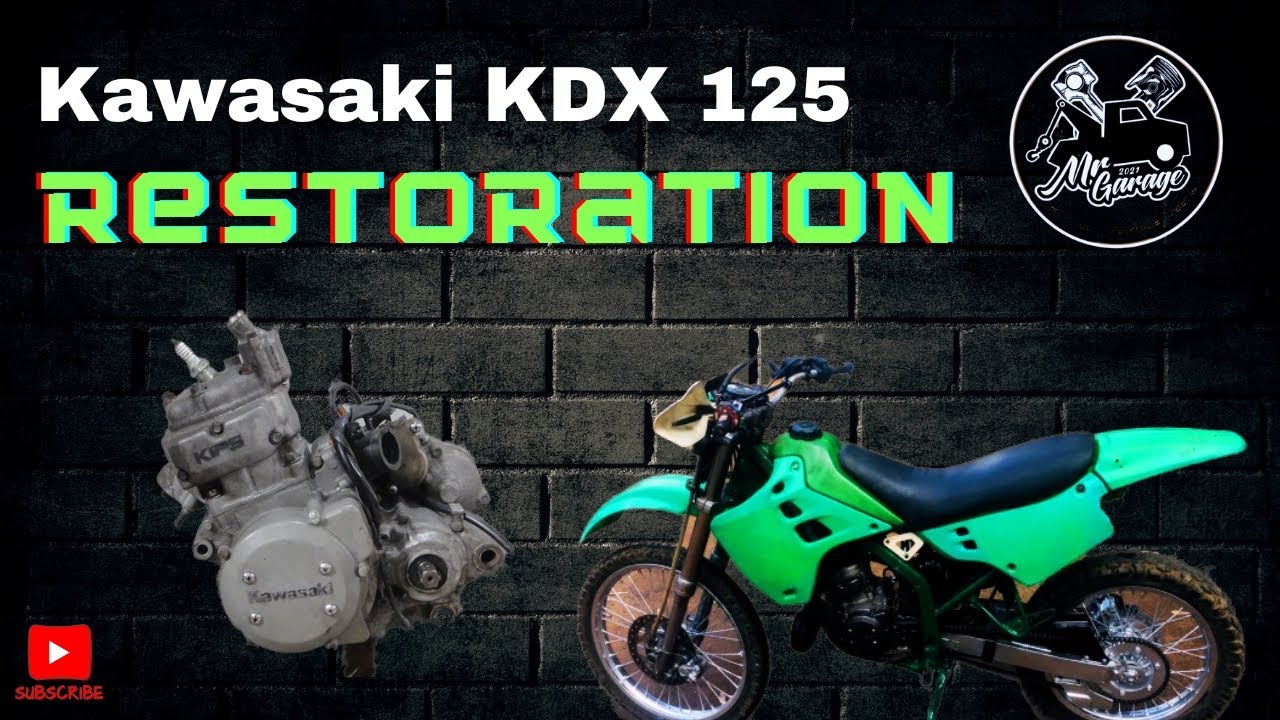 Kawasaki KDX 125 RESTORATION (Time-lapse) - YouTube