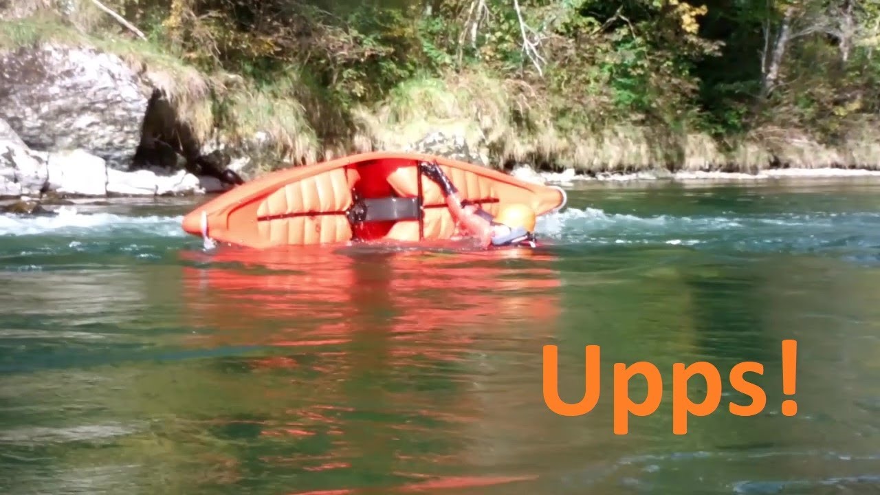 Kenterung, auch ein Profi fällt mal um! Kajak, Kanu Robson Homes ...