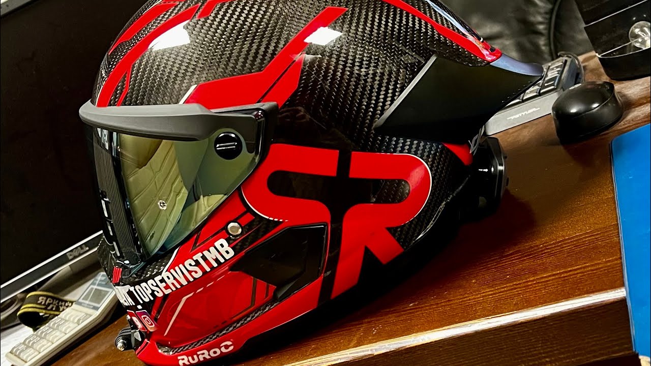 Cardo Edge в Ruroc Atlas 4 Track - YouTube