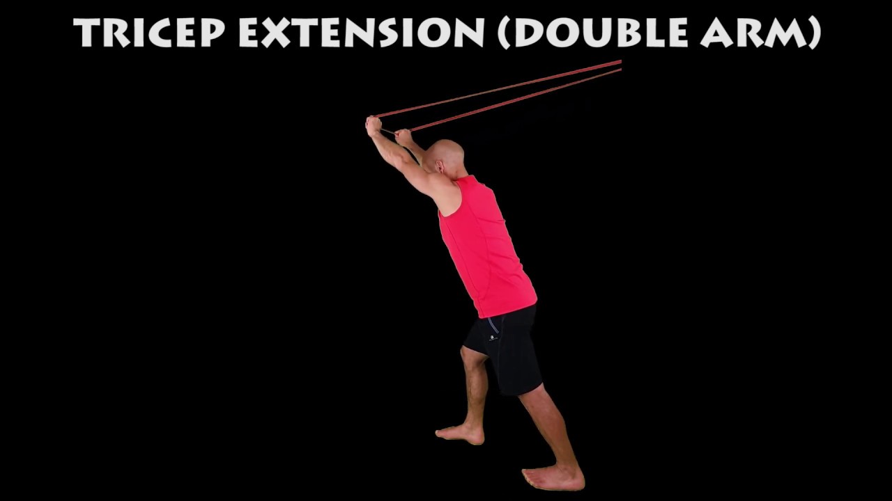 TRICEP EXTENSION (DOUBLE ARM) @ BAND - YouTube