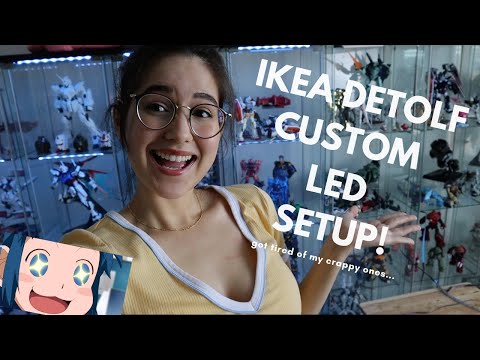 RGB Wifi Controlled LED setup tutorial for Ikea Detolfs!