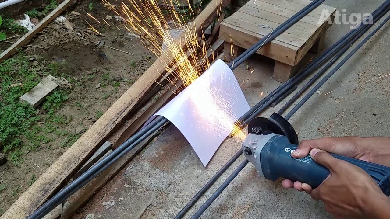 Percikan Api Potong besi Gerinda Vs Kertas, Apakah terbakar ? - YouTube