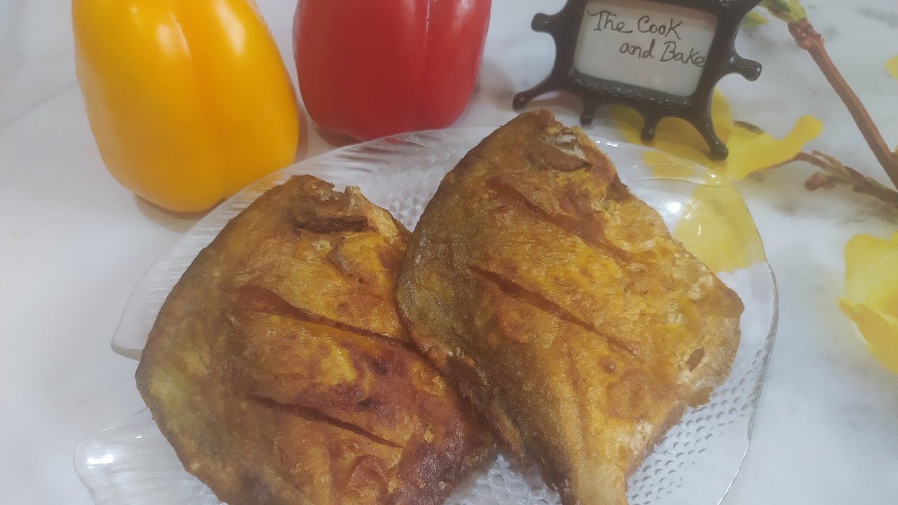 Rupchanda fish fry/Crispy Pomfret fish fry/ঘরোয়া উপকরনে রেস্টুরেন্ট ...