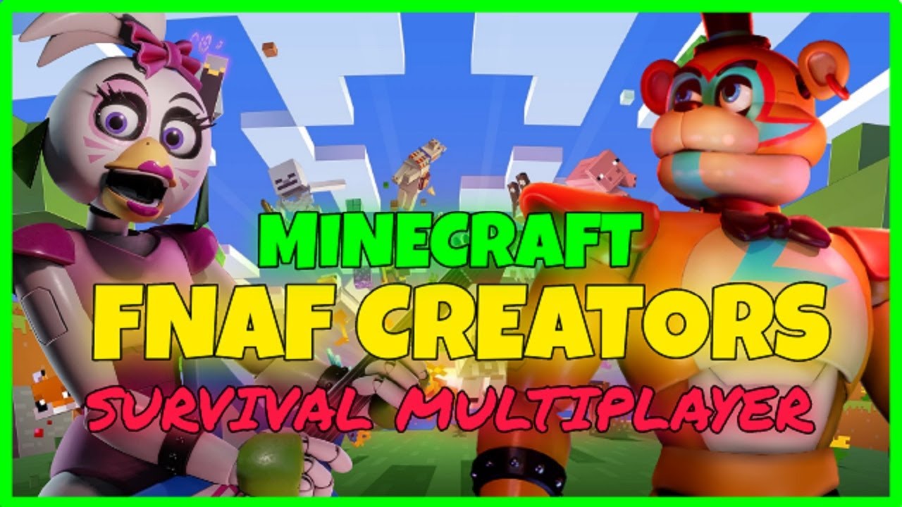 FNAF CREATORS MINECRAFT SERVER?! Introducing the FNAF Creators SMP ...