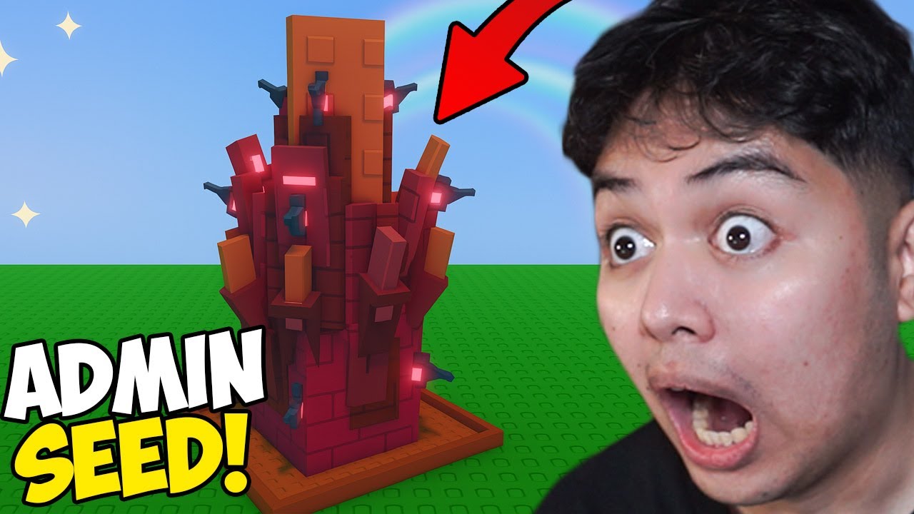 Getting the CURSED ADMIN SEED in GROW A GARDEN! - YouTube