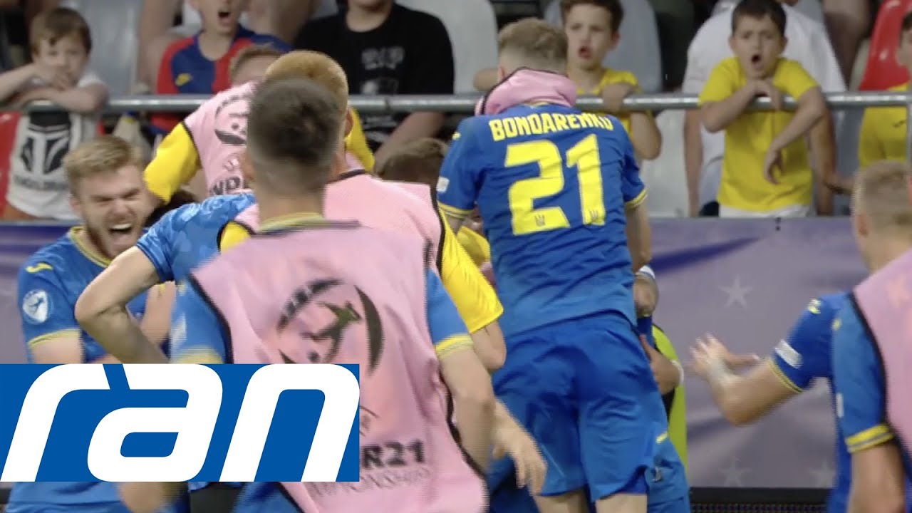 U21-EM HIGHLIGHTS: Ukraine feiert dank Eigentor Last-Minute-Sieg über ...