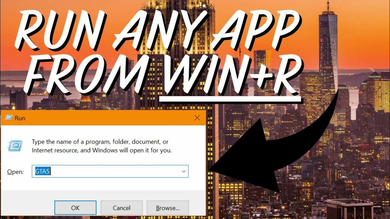 How to run any application from Win+R - YouTube