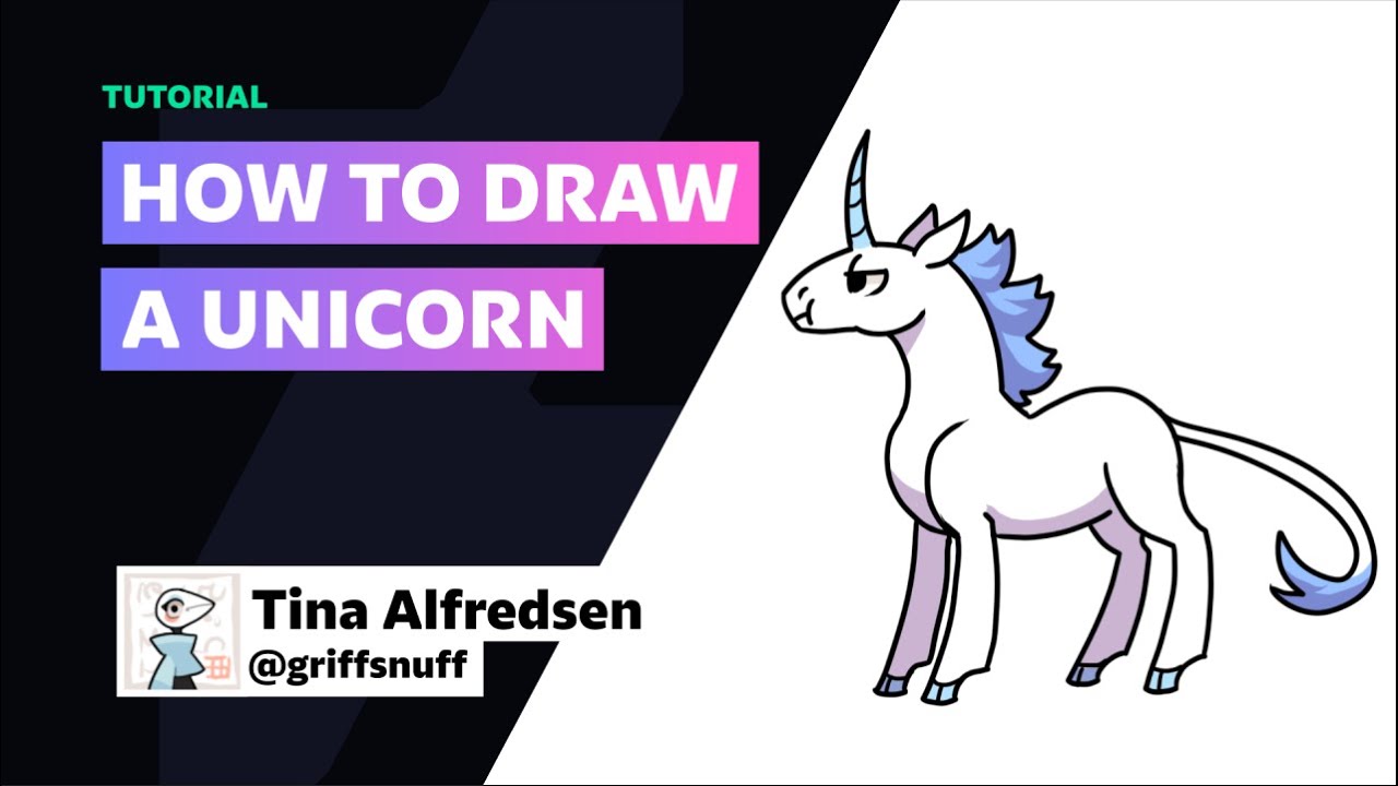 How to draw a Unicorn w/ griffsnuff | DeviantArt Tutorials - YouTube
