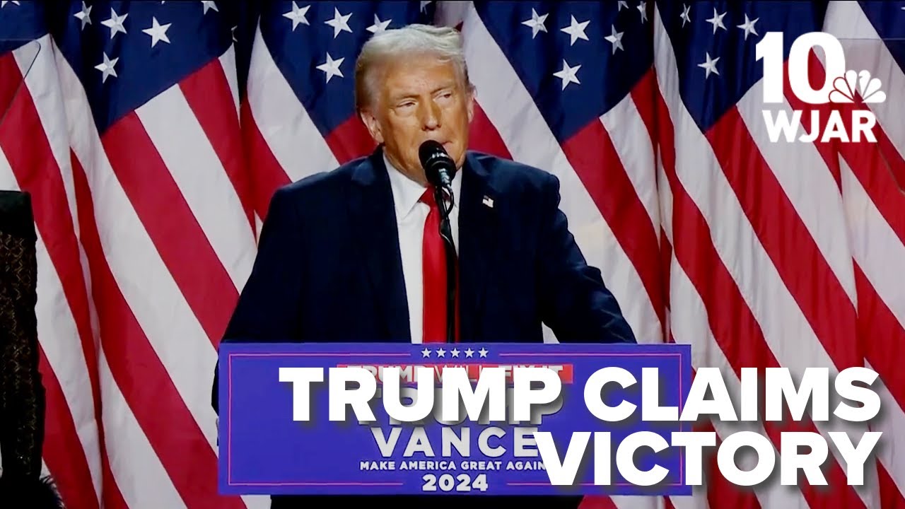 Trump claims victory in 2024 Presidential election - YouTube