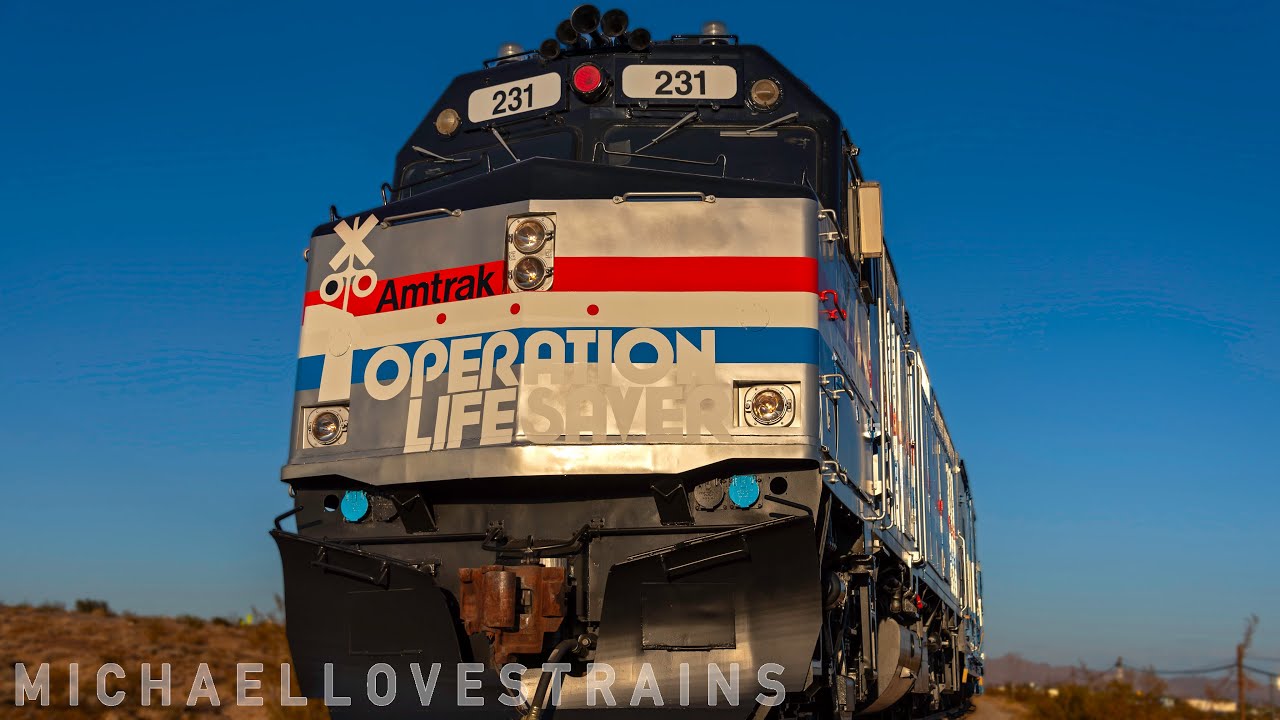 First Look! Amtrak F40PHR 231 Returns to the Rails - YouTube