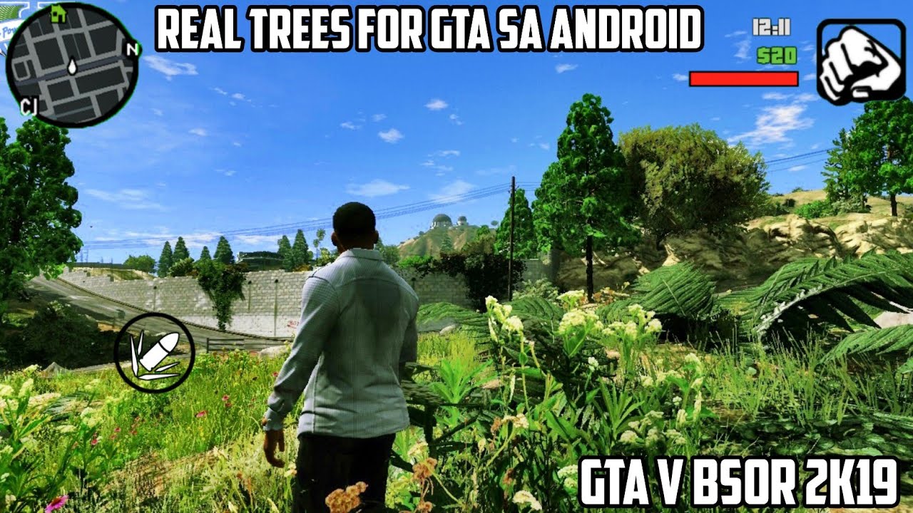 BSOR 2K19 GTA V real trees mod for GTA sa Android | New graphics mod ...