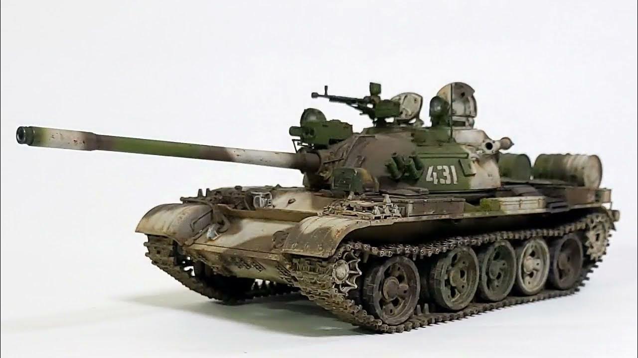 MINIART 1/35 T-55A mod.1981(full interior)Full build - YouTube