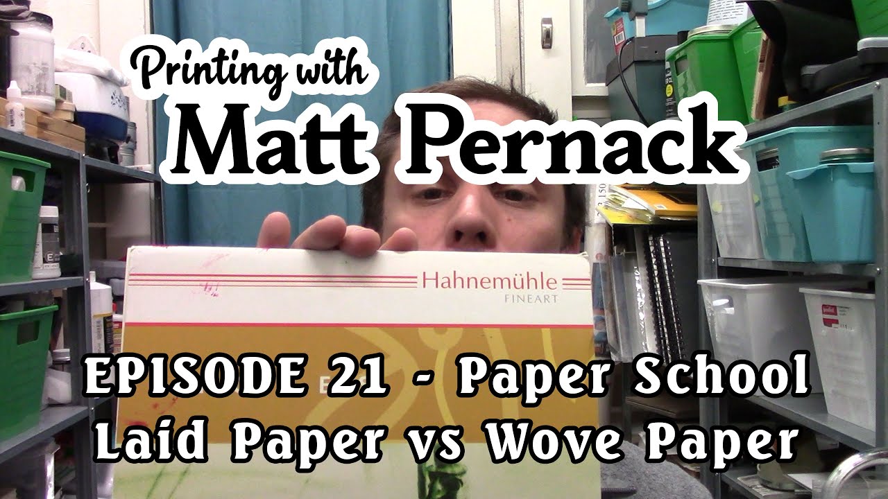 Episode 021 — Paper School: Laid Paper vs Wove Paper - YouTube