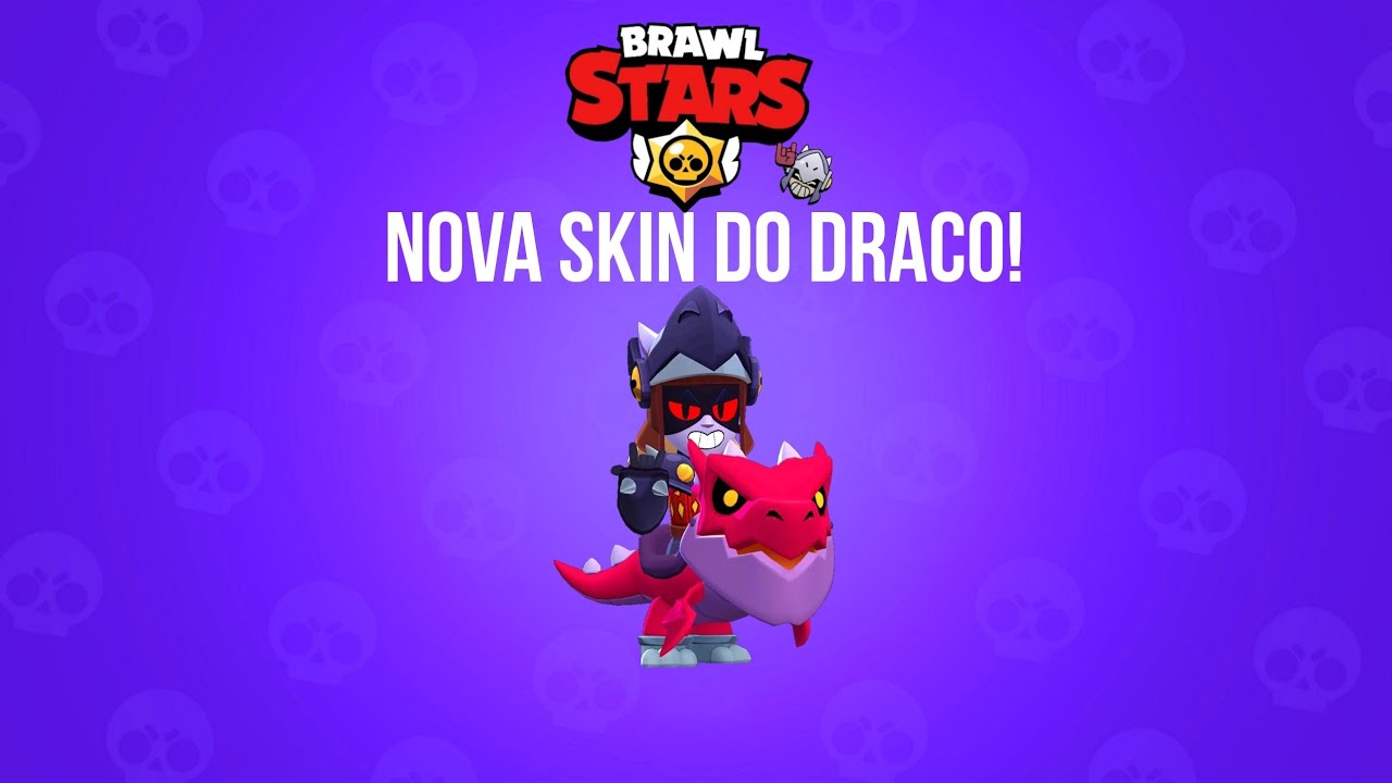 Joguei com a nova skin do DRACO!!! | Brawl Stars - YouTube
